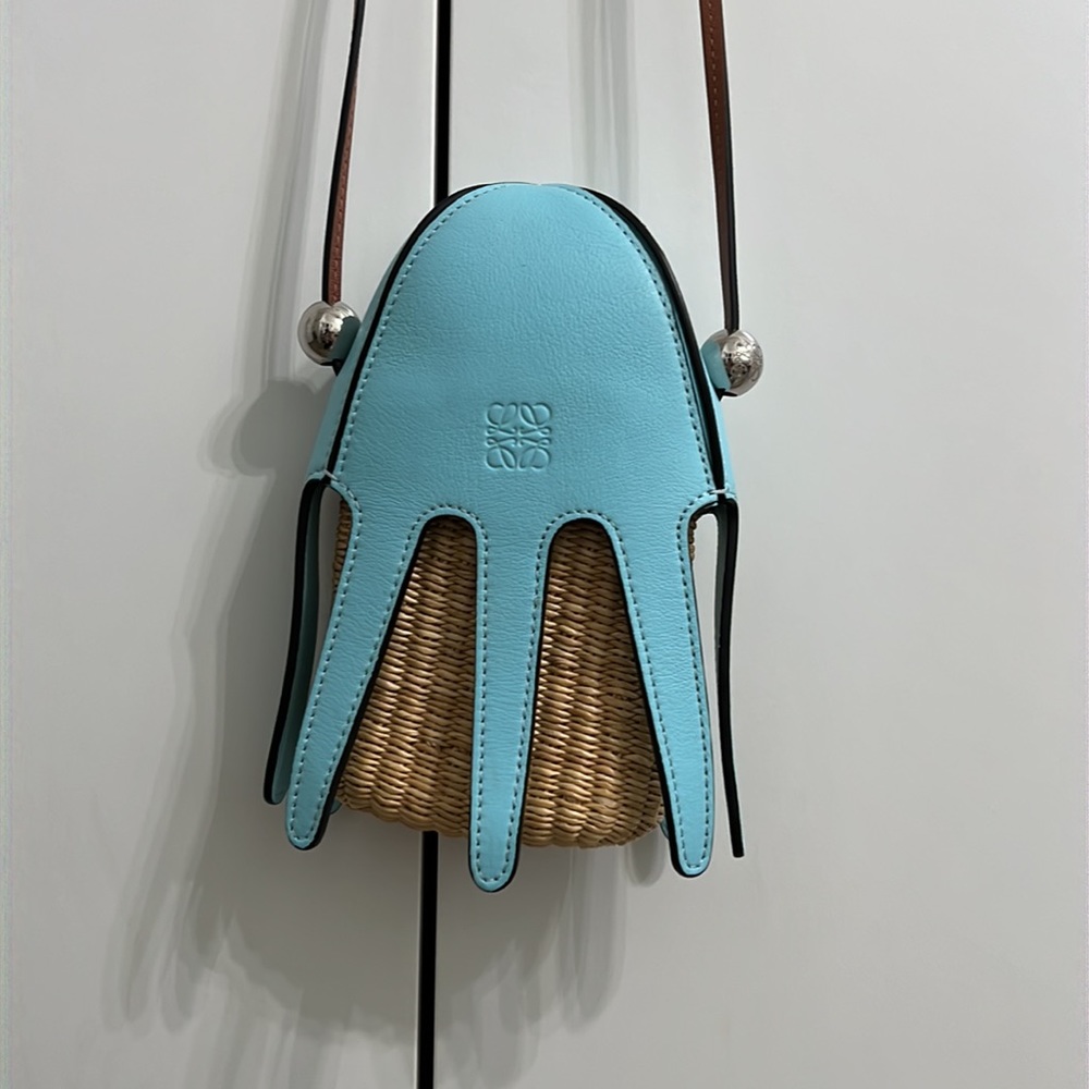 Loewe X Paula's Ibiza Mini Octopus Basket Shoulder Bag - Gem